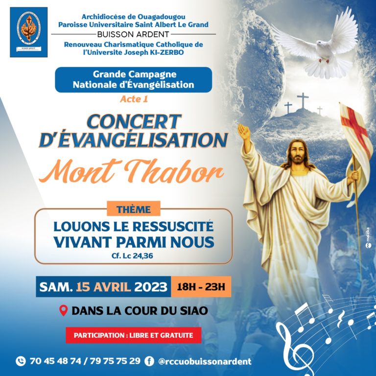 CAMPAGNE NATIONALE D’EVANGELISATION 2023 – BUISSON ARDENT
